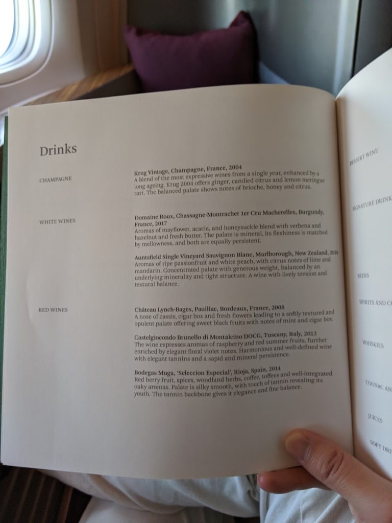 Review: Cathay Pacific First Class New York - Hong Kong